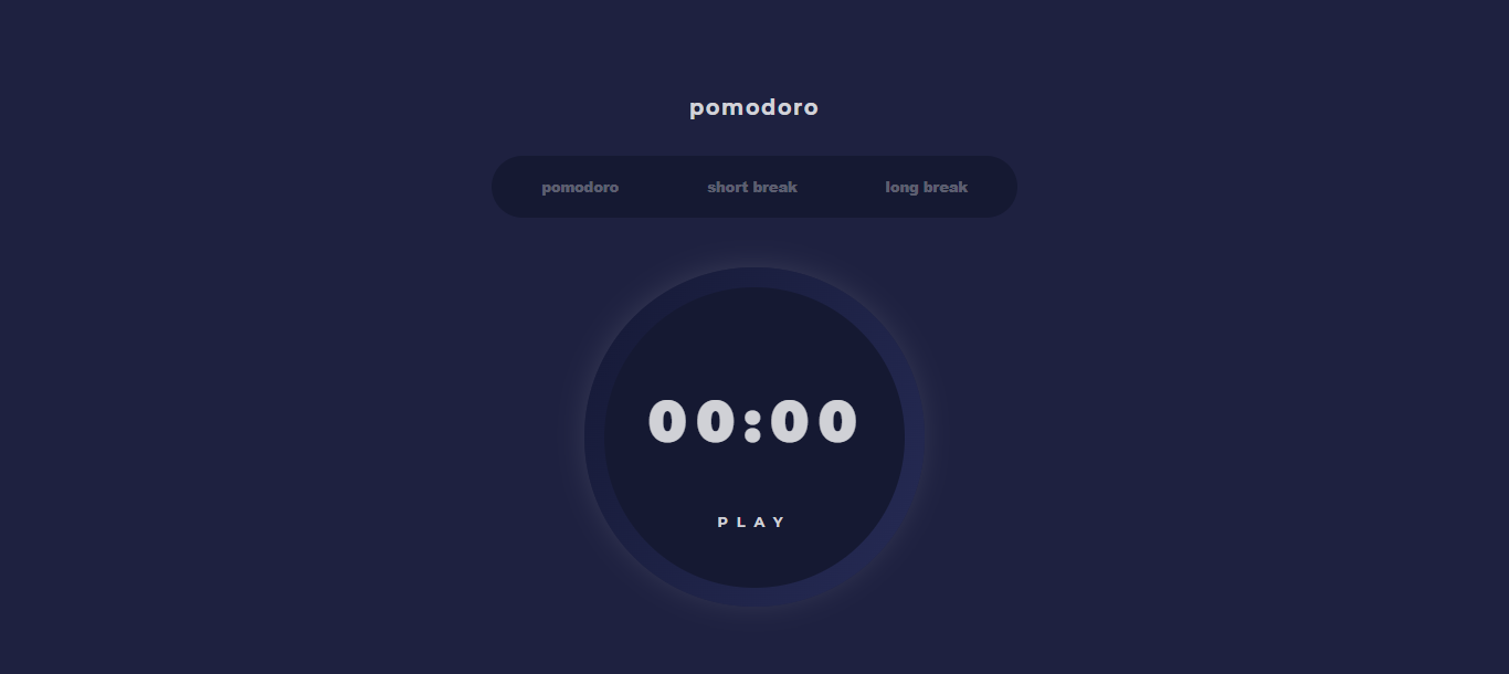 Pomodoro app